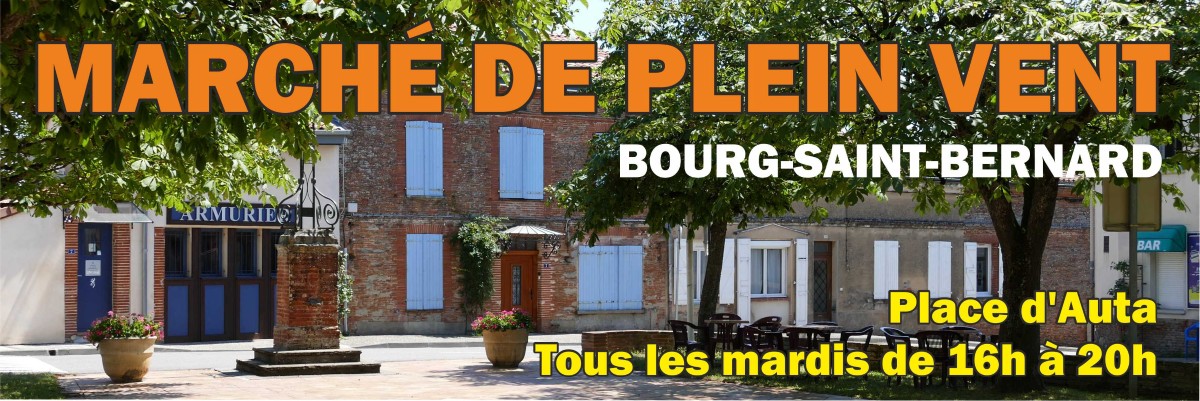 Marché de plein vent - BOURG SAINT BERNARD